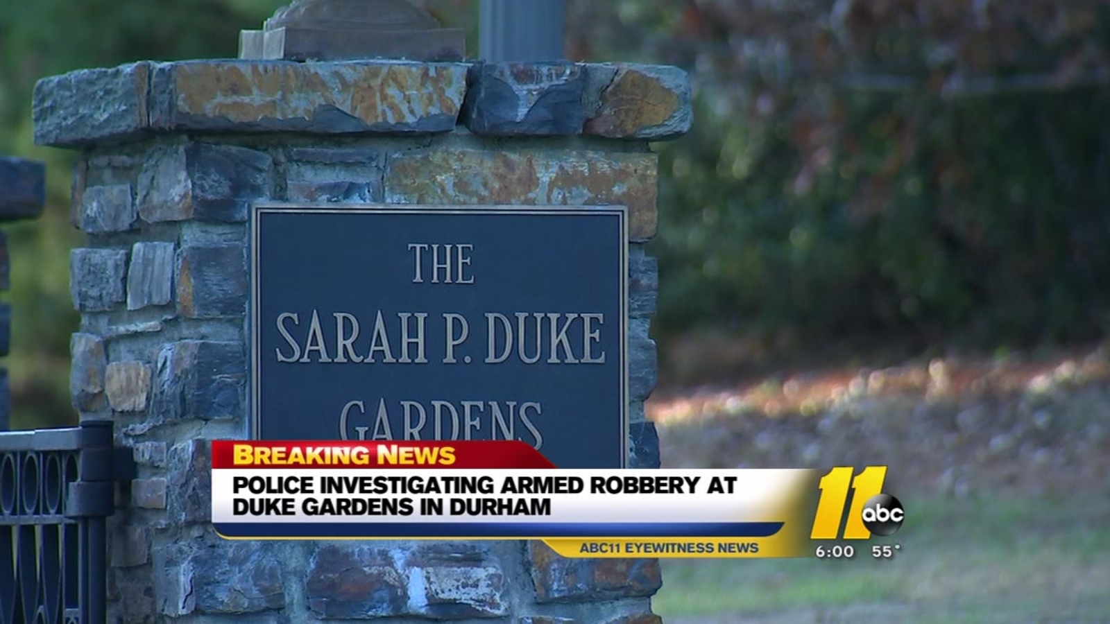 Campus police investigate armed robbery reported at Duke Gardens ...