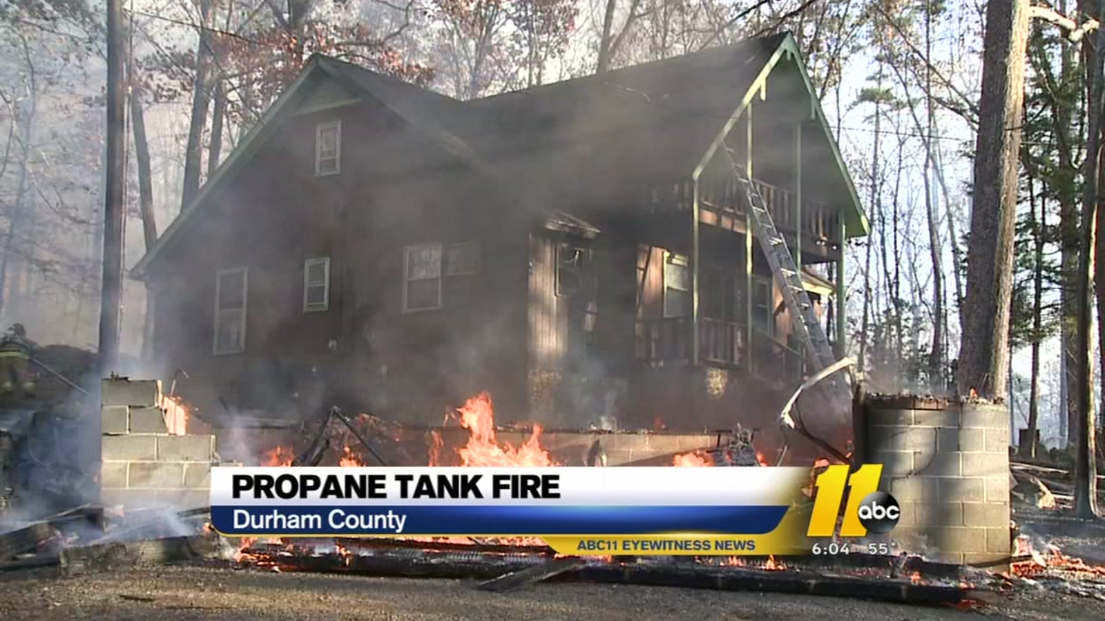 Officials: Structure fire spreads into Durham County woods - ABC11 ...