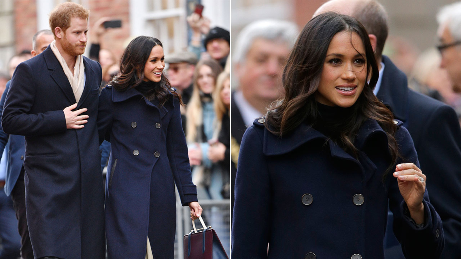 First royal engagement! Prince Harry and Meghan Markle attend first ...