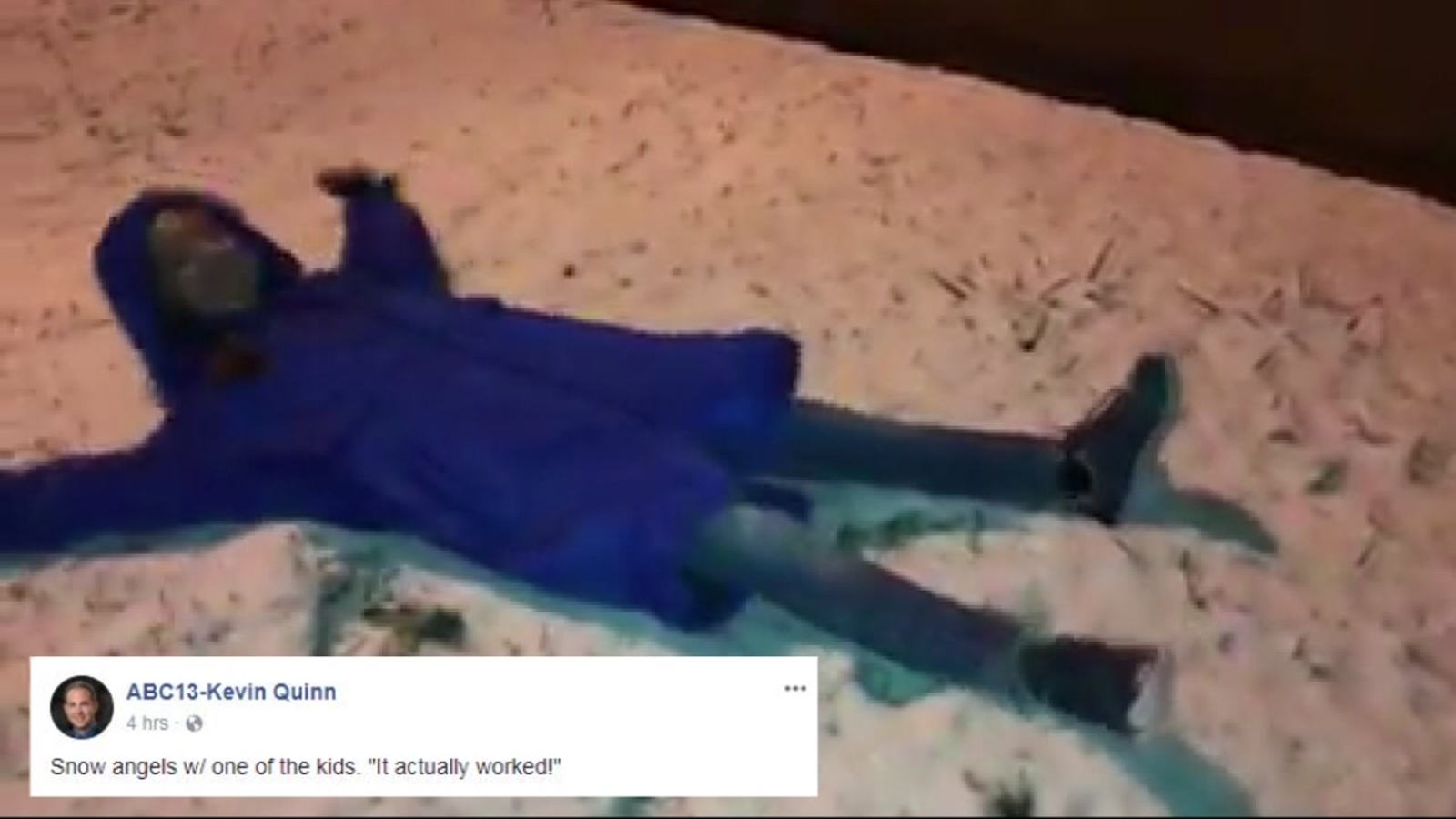 Snow, the fun weather for ABC13 staff - ABC13 Houston