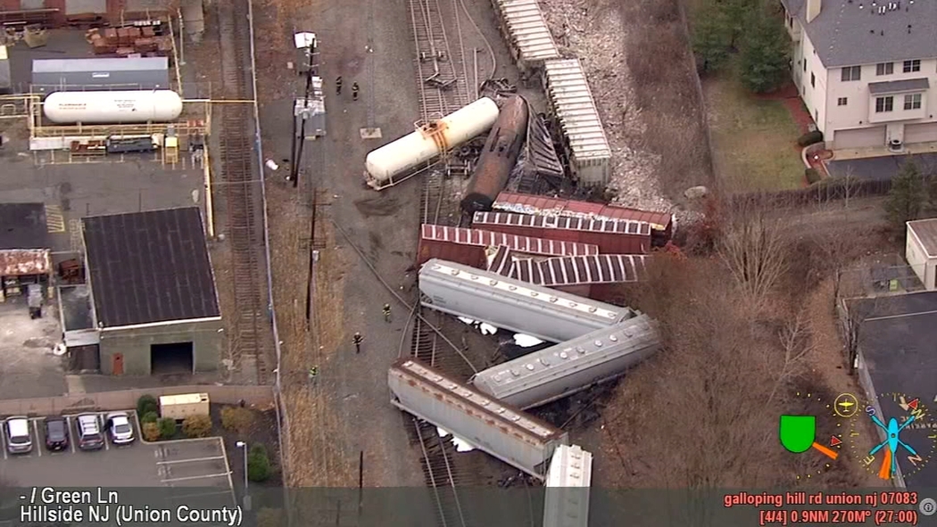 Conrail Train Wrecks Roads Reopen Friday Morning Following Train Crash