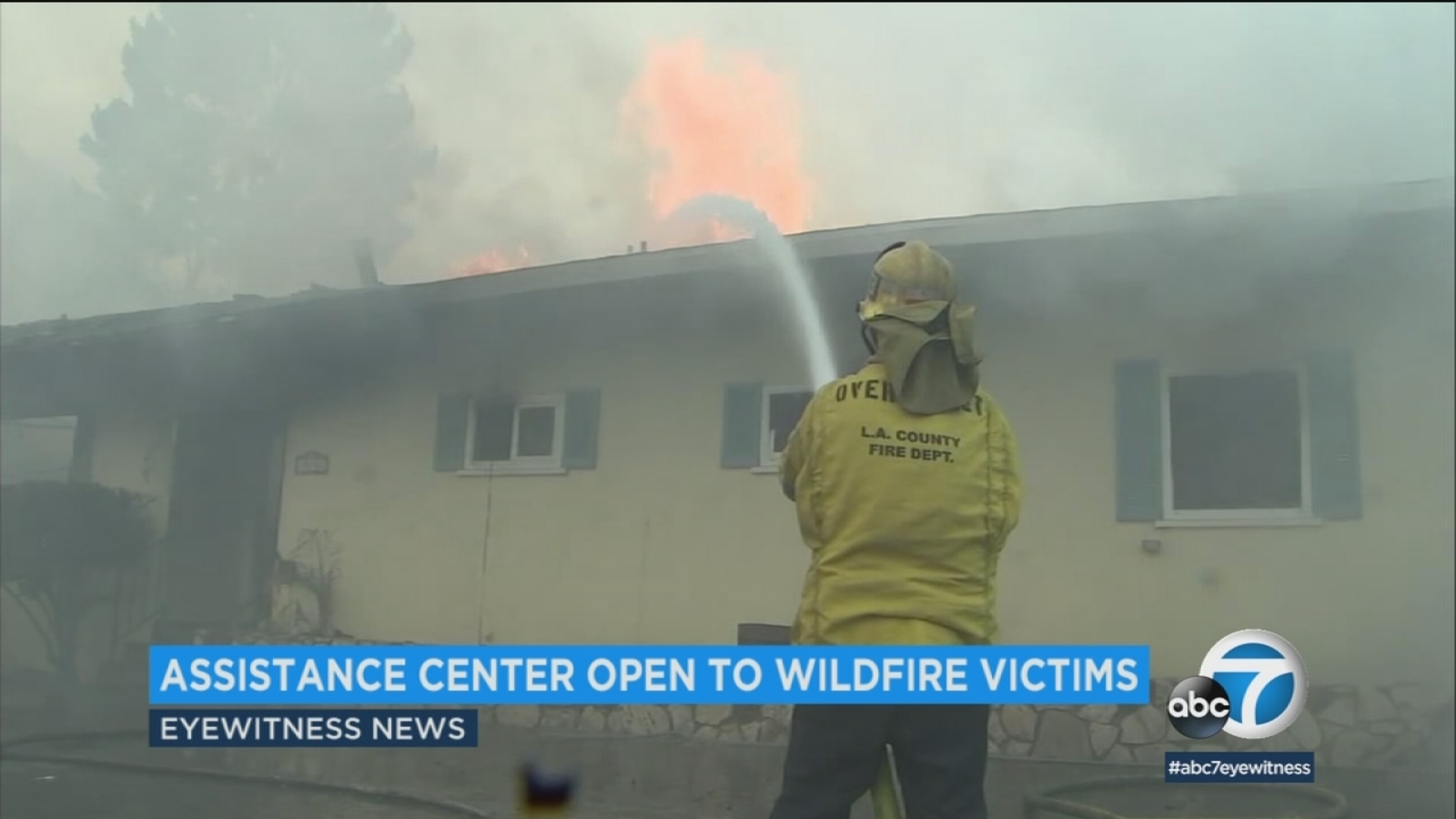 Dozens of agencies offering aid at LA fire assistance center - ABC7 Los ...