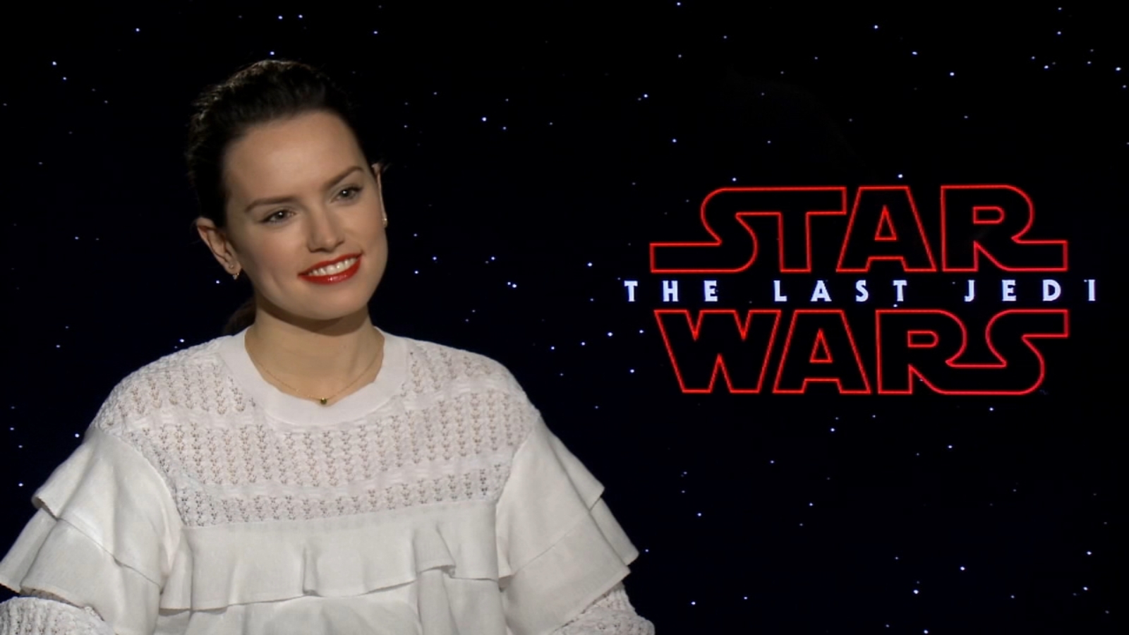 VIDEO: Sharrie Williams interviews Daisy Ridley of Star Wars: The Last ...