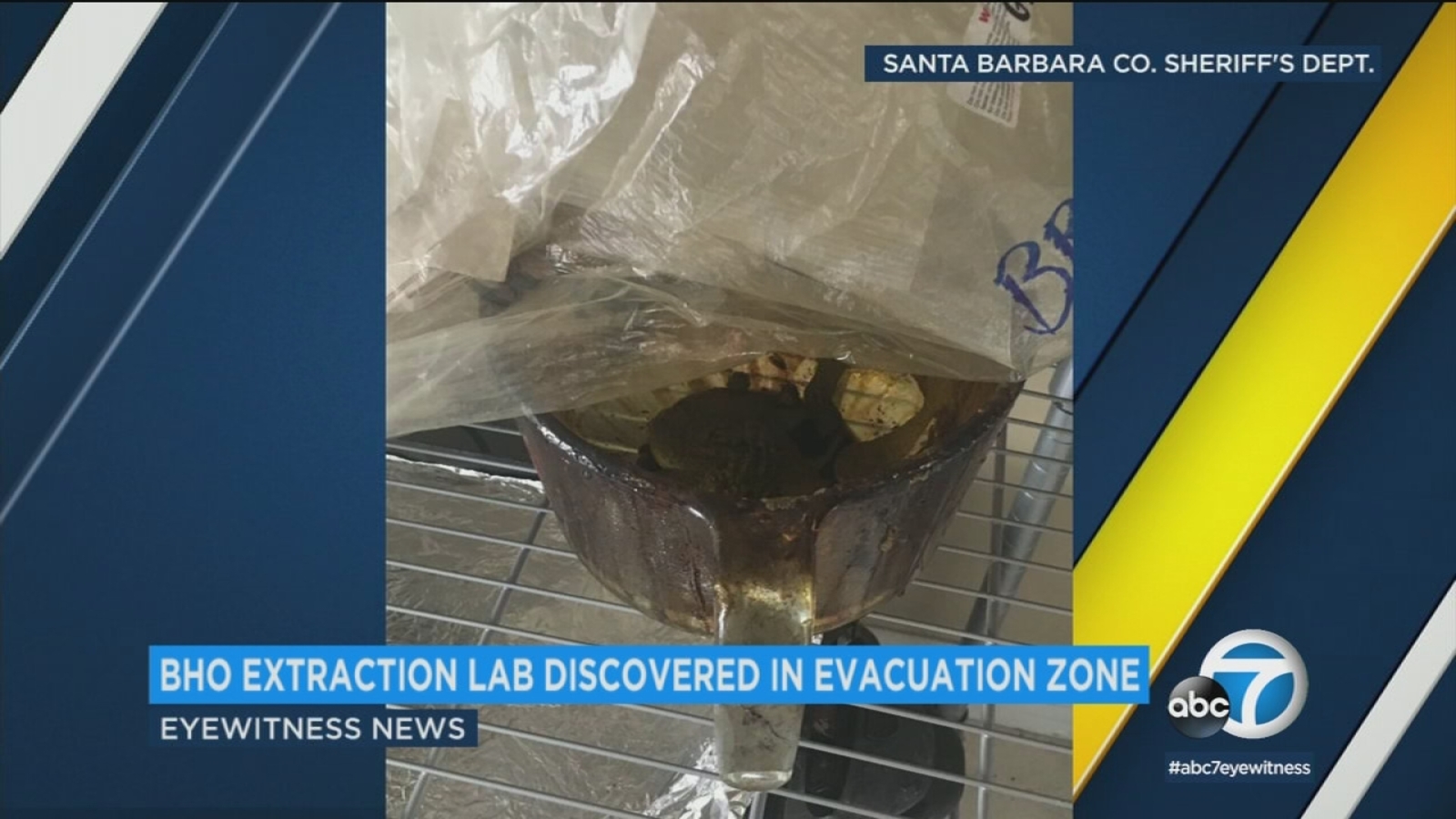 Butane honey oil extraction lab discovered in evacuated Montecito home ...