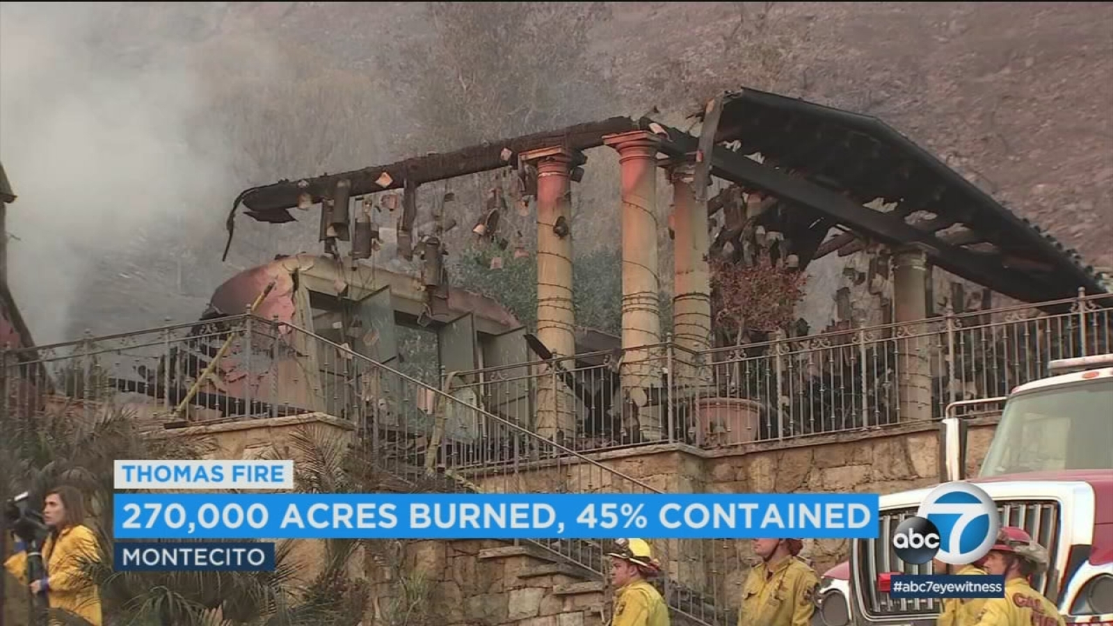 Thomas Fire raging through Los Padres forest, still threatening Santa ...