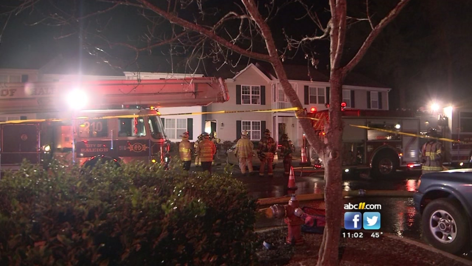 Raleigh woman treated for burns after townhouse fire - ABC11 Raleigh-Durham