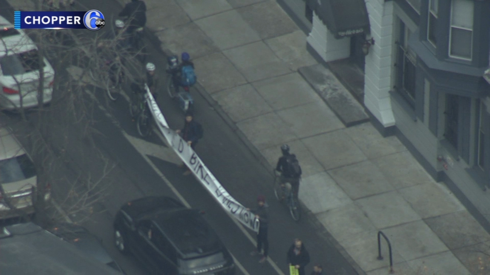 Protesters demand safer bike lanes in Center City - 6abc Philadelphia