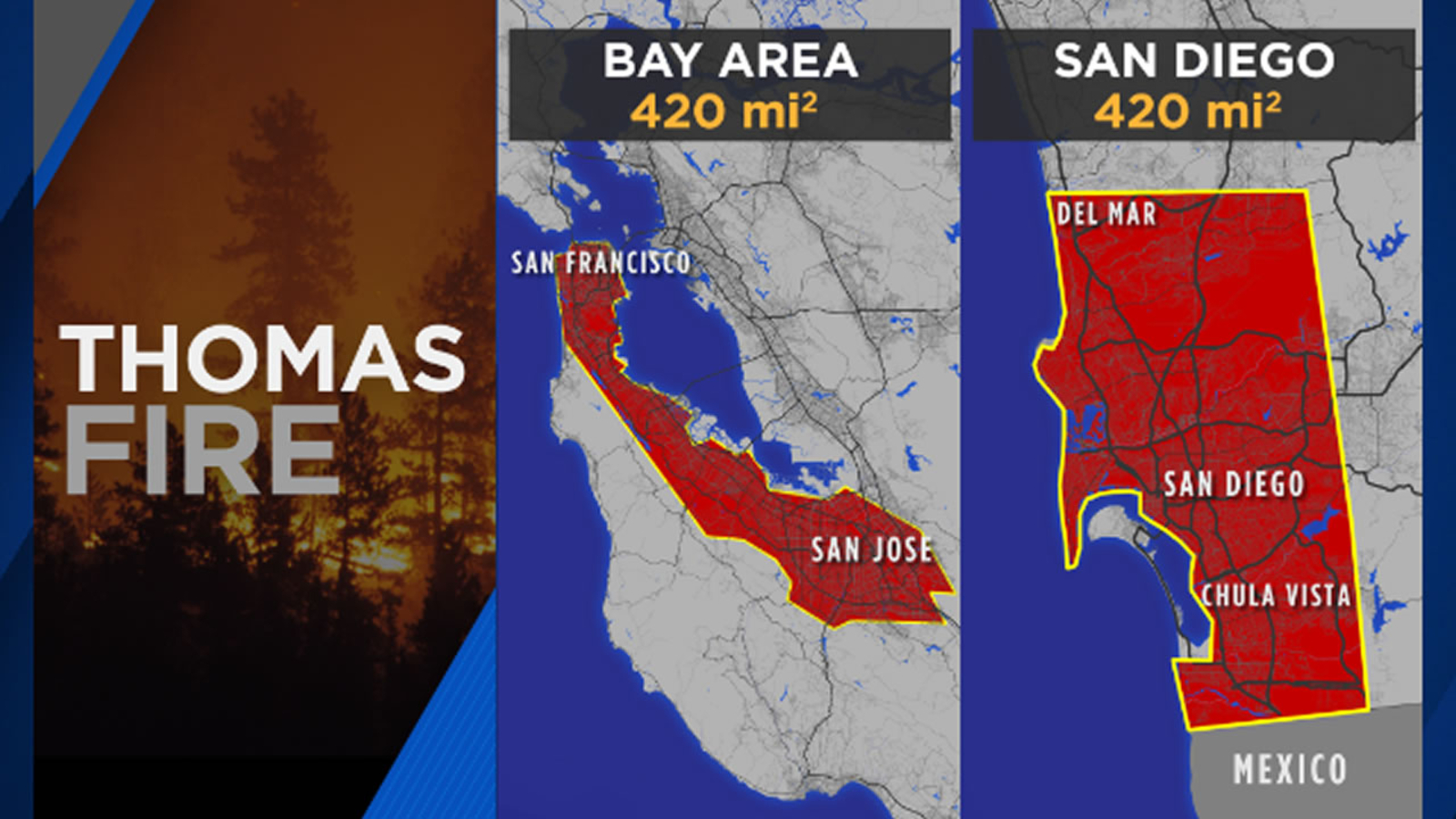 What if the Thomas Fire burned the Bay Area? - ABC7 San Francisco