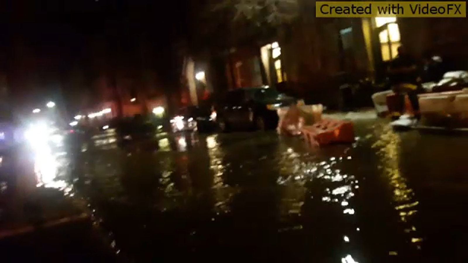 Water main break causes flooding on Upper East Side of Manhattan - ABC7 ...