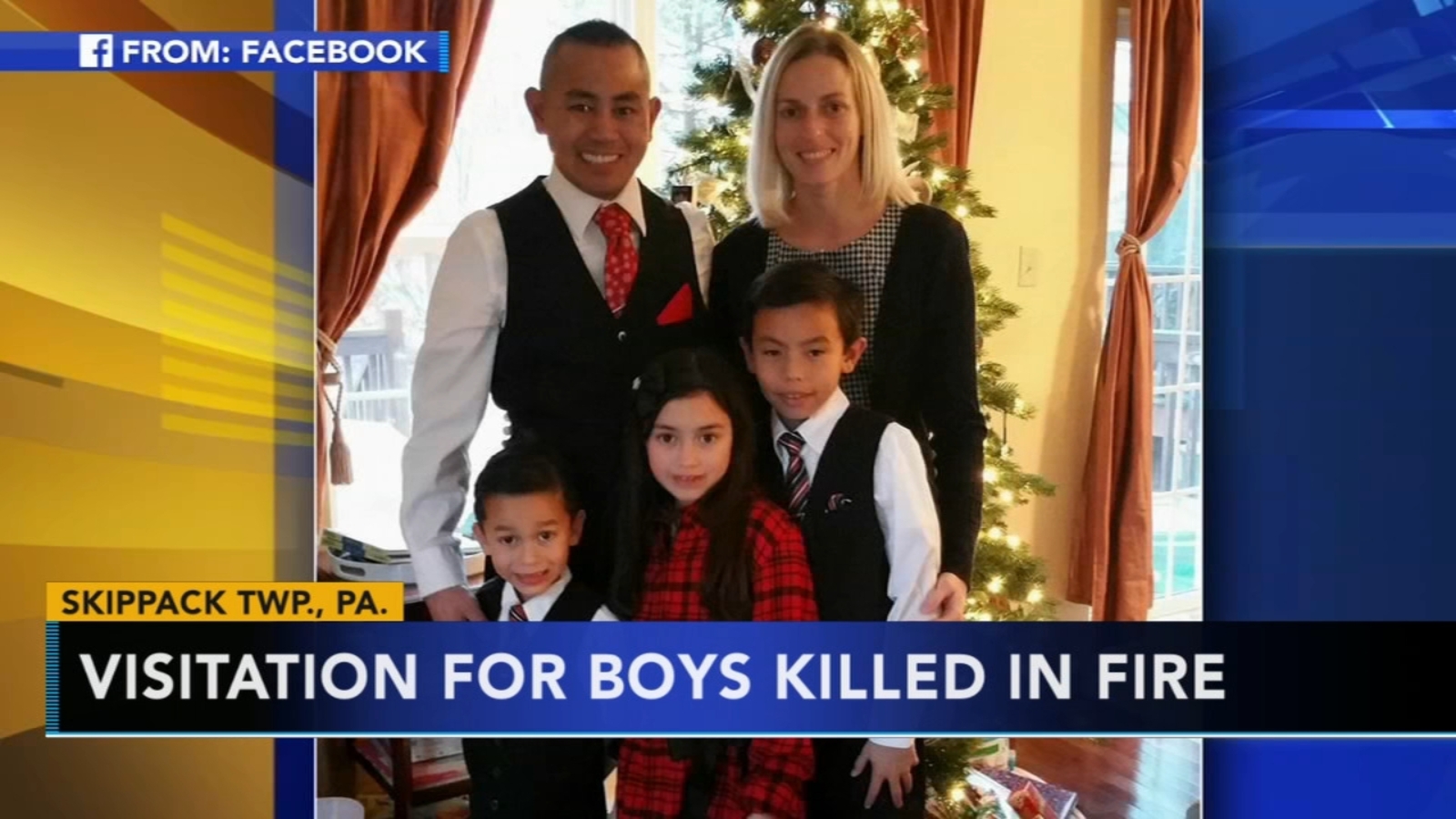 Visitation held for boys killed in Schwenksville fire - 6abc Philadelphia