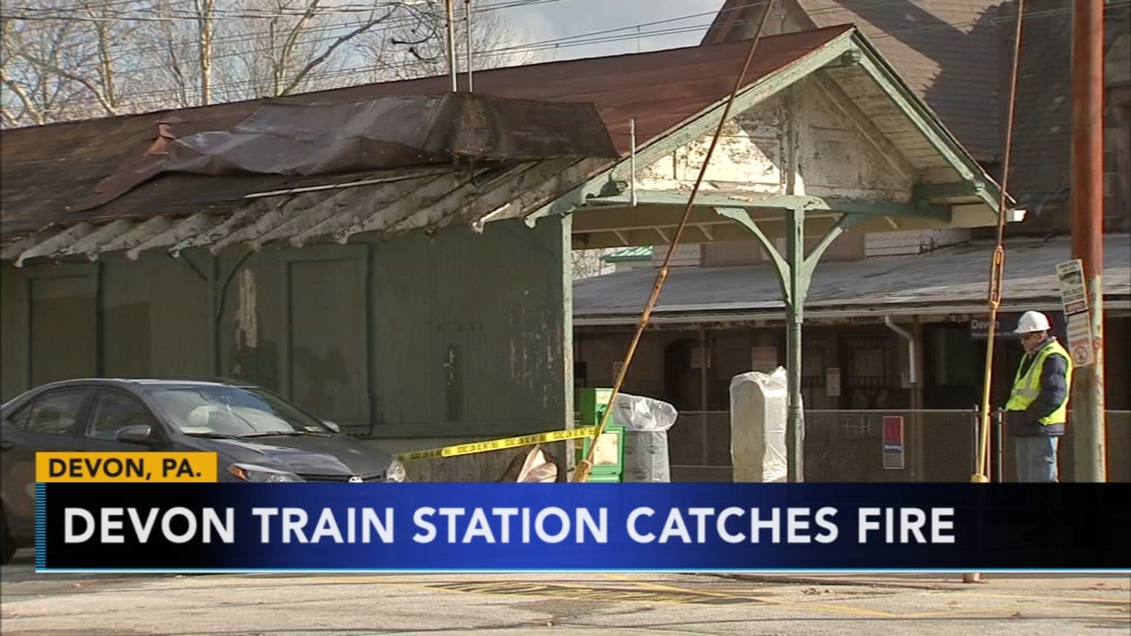 Fire damages train station in Devon, Pa. - 6abc Philadelphia