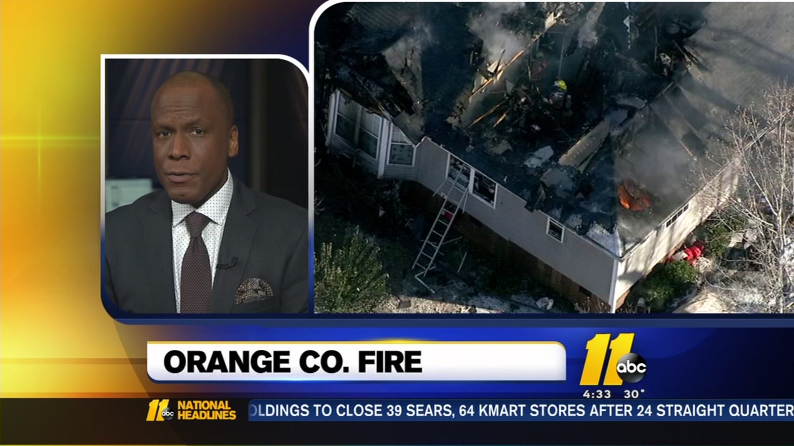 Crews battle house fire in Orange County - ABC11 Raleigh-Durham