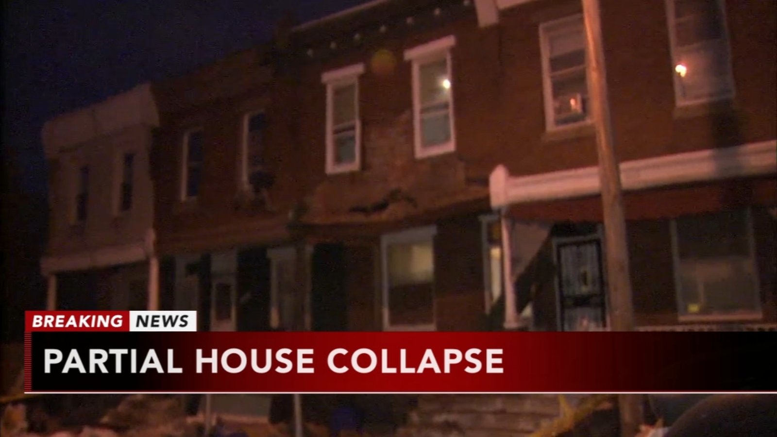 Partial house collapse in North Philadelphia - 6abc Philadelphia