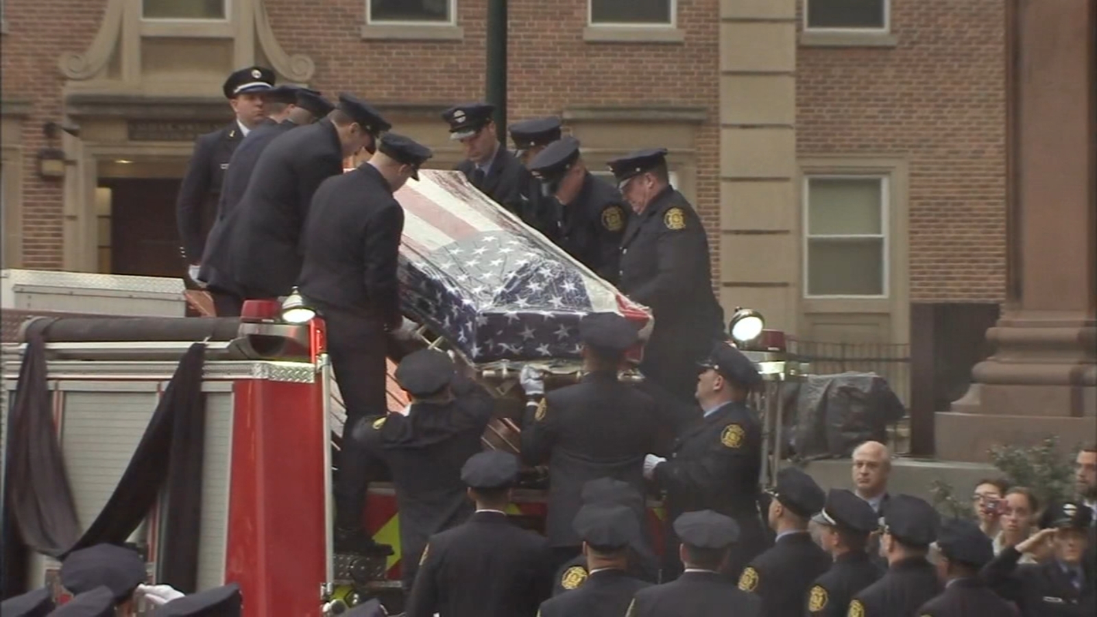 Funeral for fallen Philadelphia firefighter Lt. Matthew LeTourneau ...