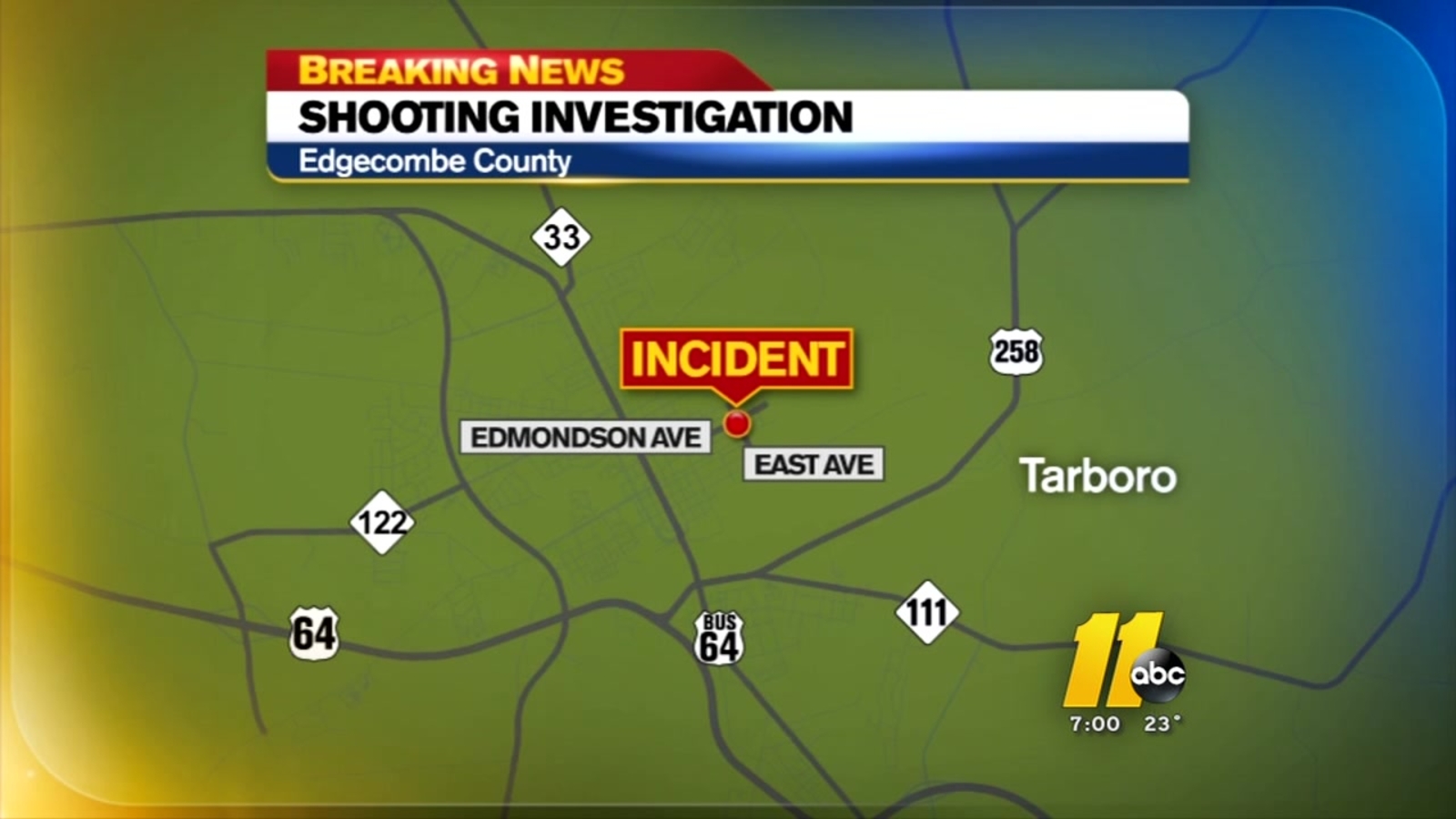 Shots fired at Tarboro police car after traffic stop - ABC11 Raleigh-Durham