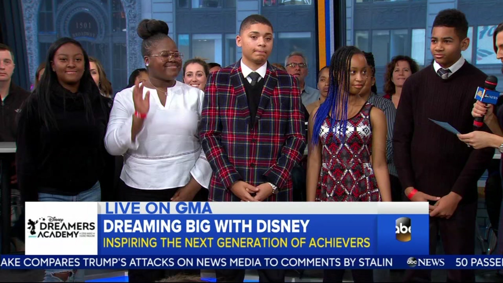 Houston teen selected to be part of Disney Dreamers Academy live on GMA ...