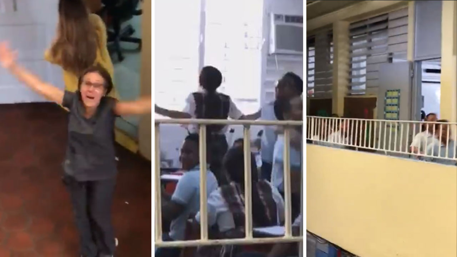 Puerto Rican students rejoice when electricity returns after 112 days ...