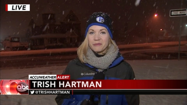 Trish Hartman reports from Whitehall Township, Pennsylvania during ...