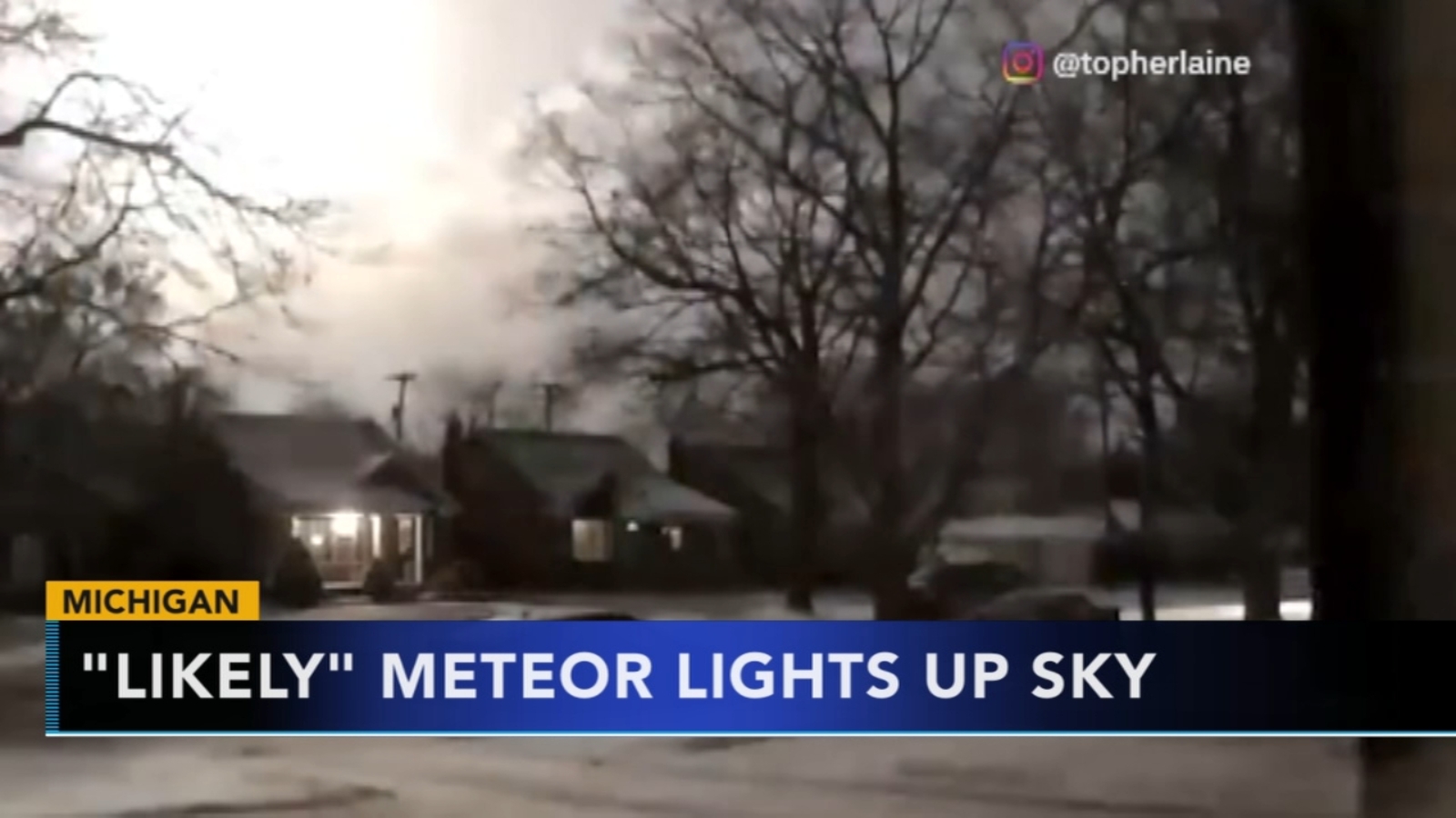 Possible meteor rattles Michigan residents - 6abc Philadelphia