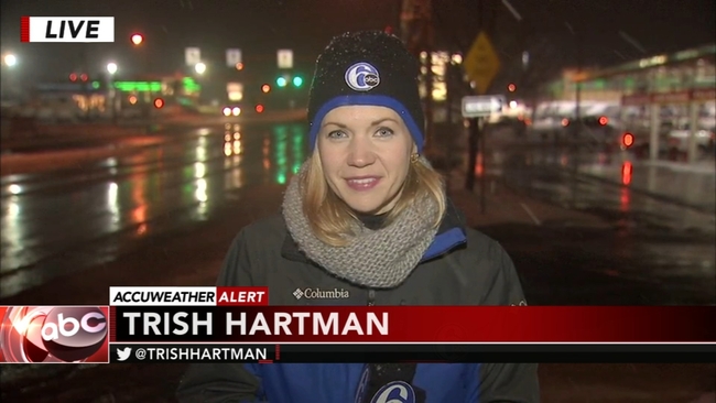 Trish Hartman reports from Whitehall Township, Pennsylvania during ...