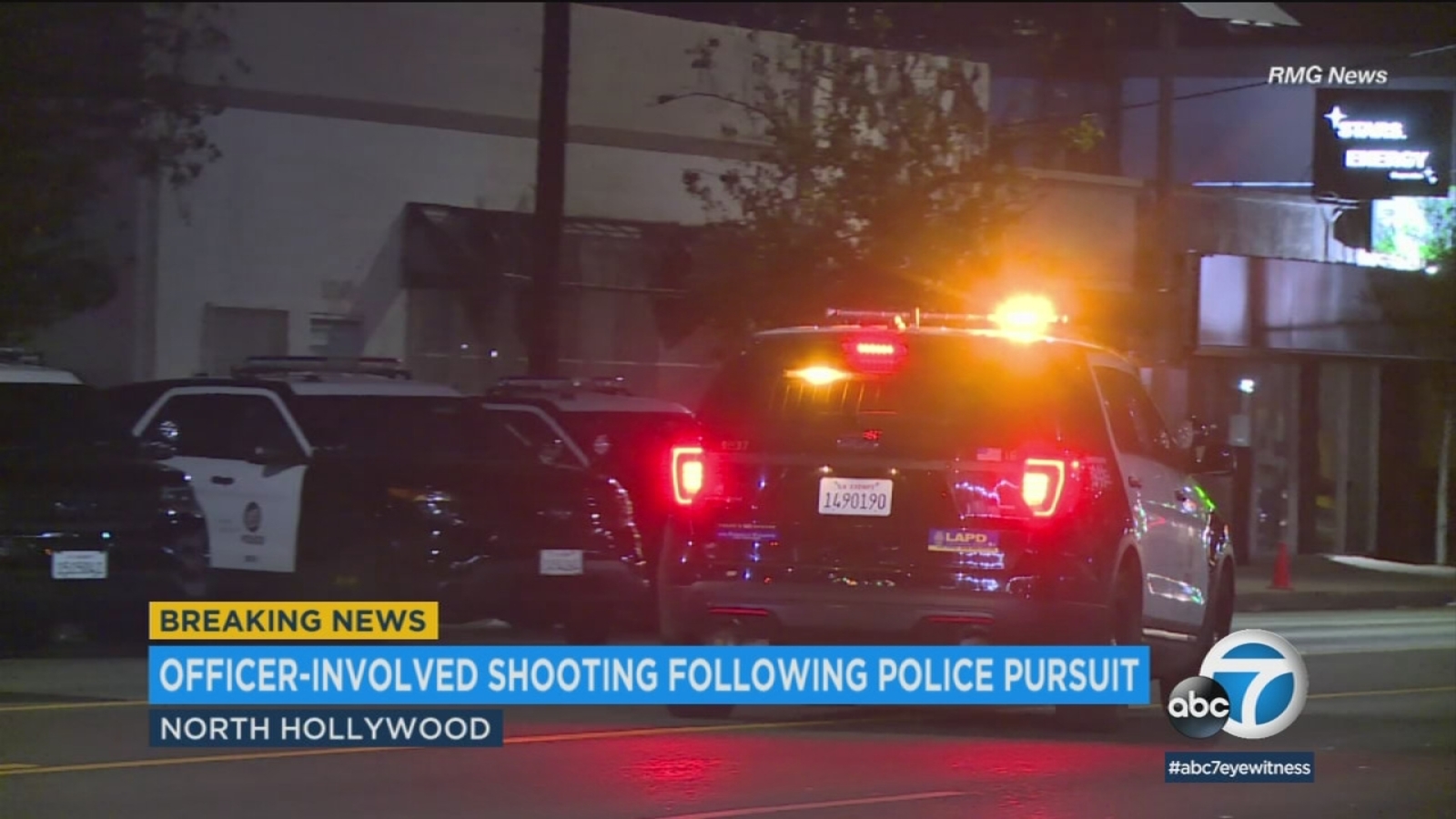 LAPD involved in shootout after chase of stolen car ends in North Hollywood, police say - ABC7 ...