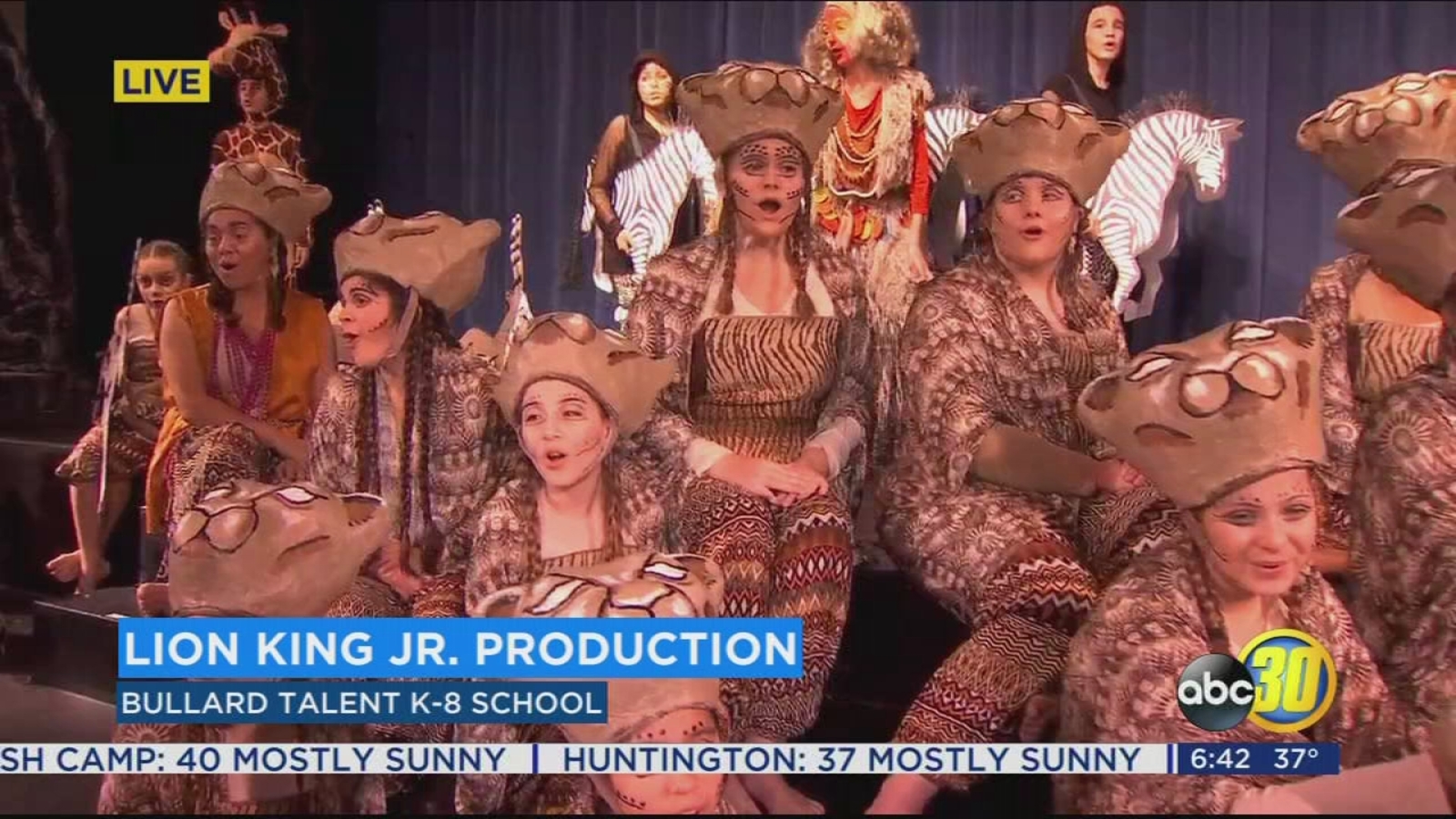 Get ready to be king, Bullard TALENT putting on Lion King Jr. - ABC30 ...