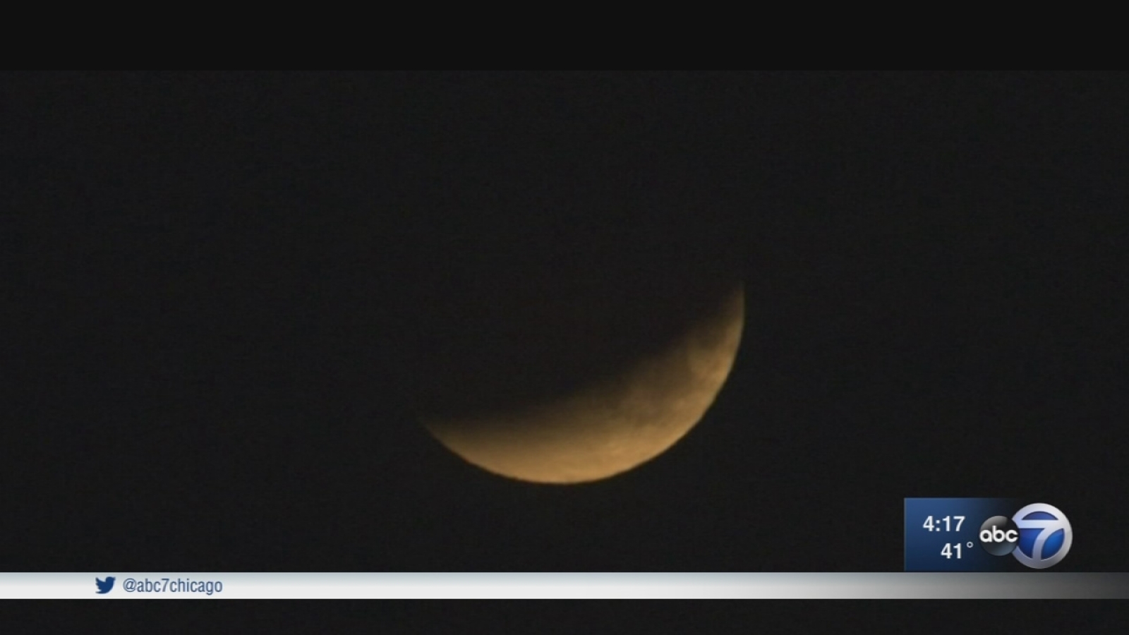 Super Blue Blood Moon appears in Chicago sky - ABC7 Chicago