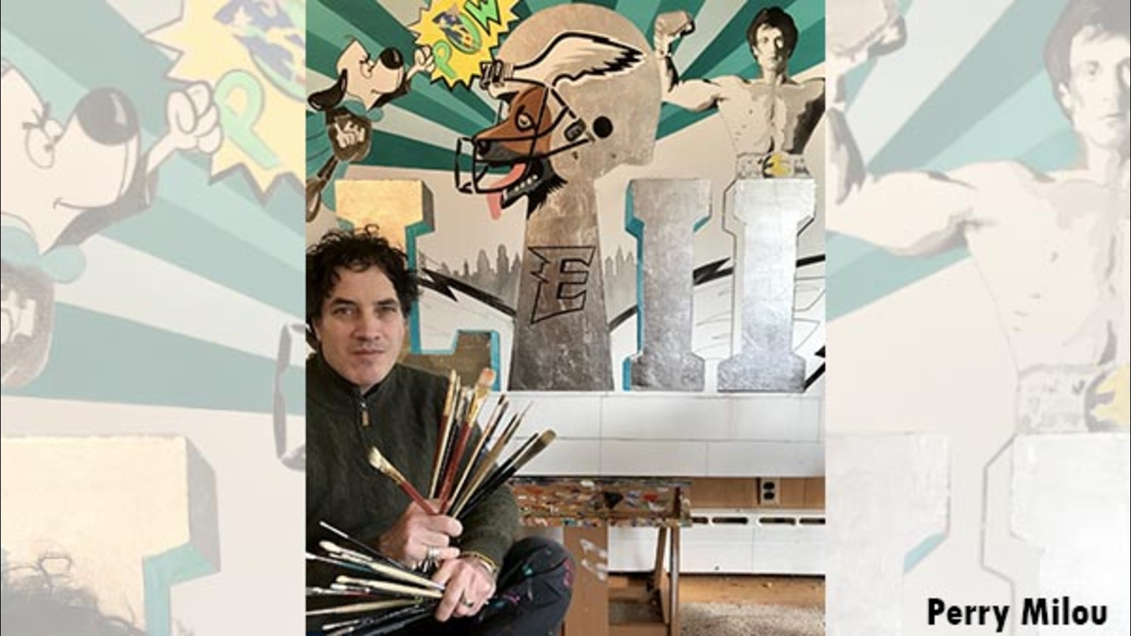 Philadelphia artist Perry Milou, lifelong Eagles fan creates an ode to ...