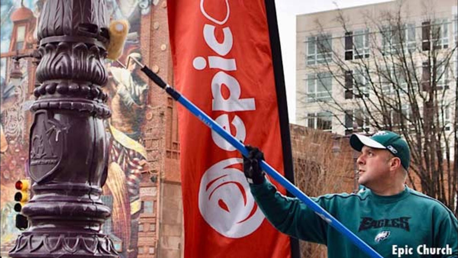 Philadelphia police put hydraulic fluid on poles to prevent climbing ...