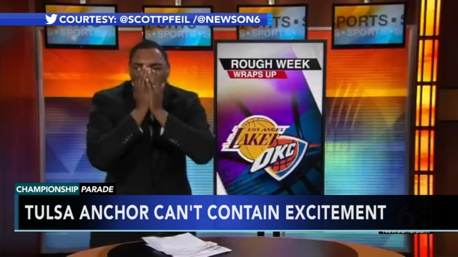 VIDEO: Sports anchor can't control himself when Eagles win - ABC7 Chicago