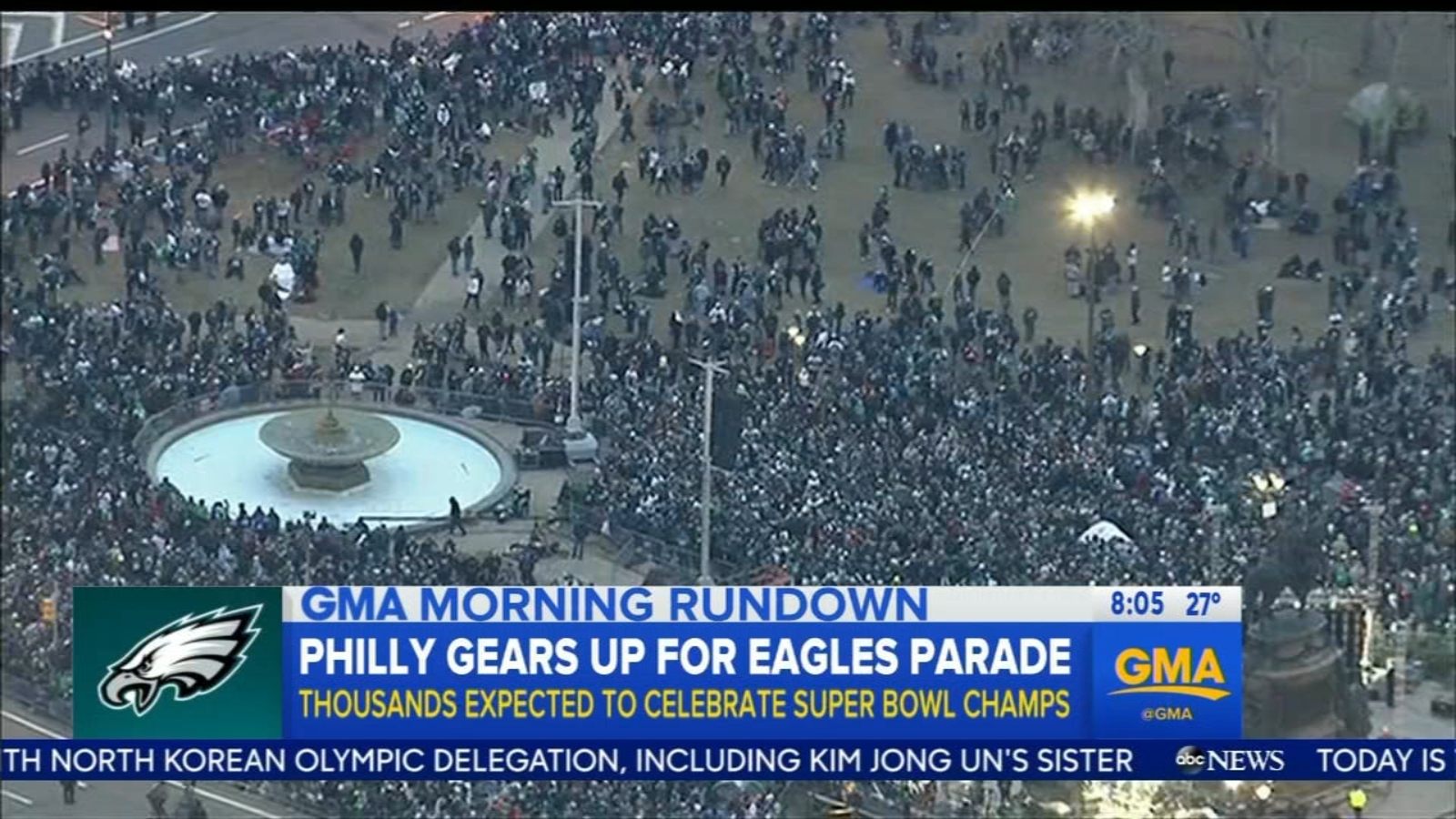 Early birds arrive at Philadelphia Eagles Championship Parade - 6abc ...