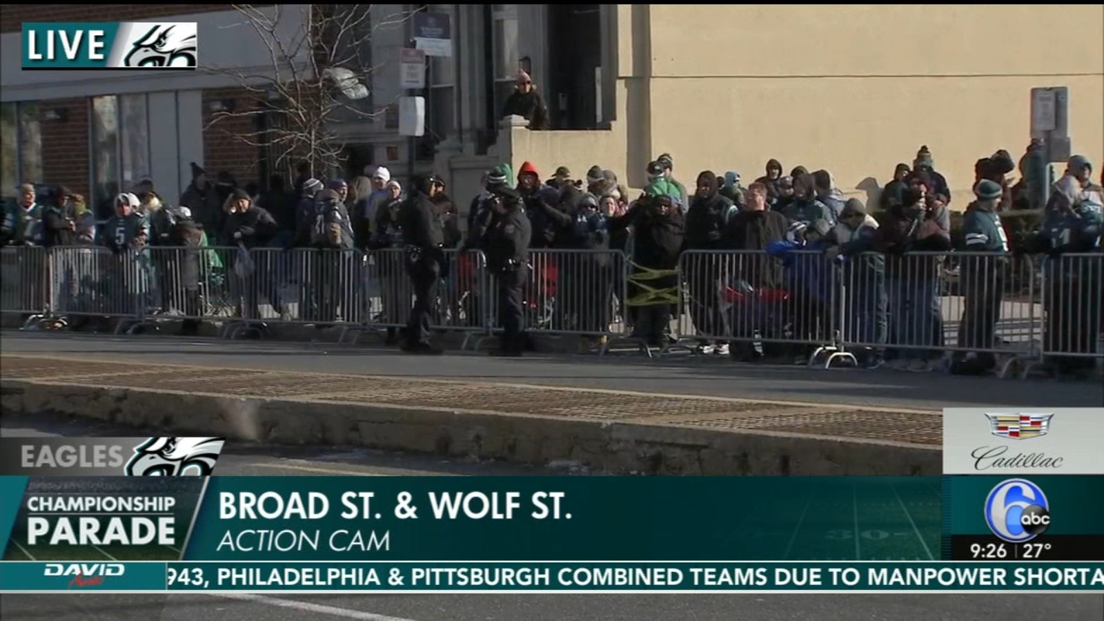 Eagles fans take over Broad & Wolf - 6abc Philadelphia