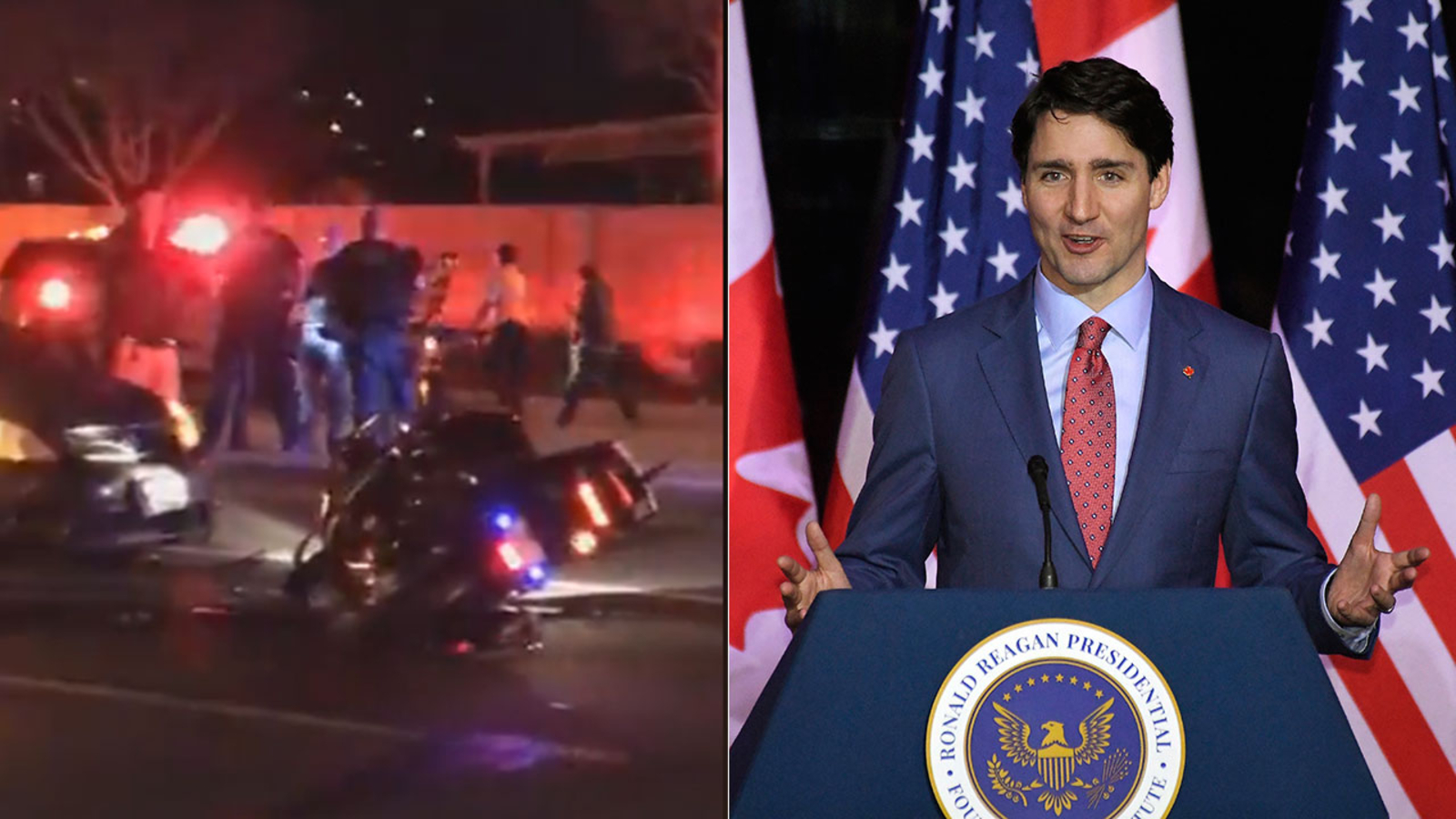 Motorcycle in Canadian Prime Minister's motorcade involved in crash in ...