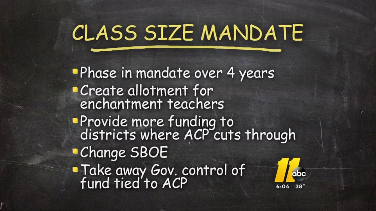 Lawmakers pass class-size bill, leave it on Cooper's desk - ABC11 ...