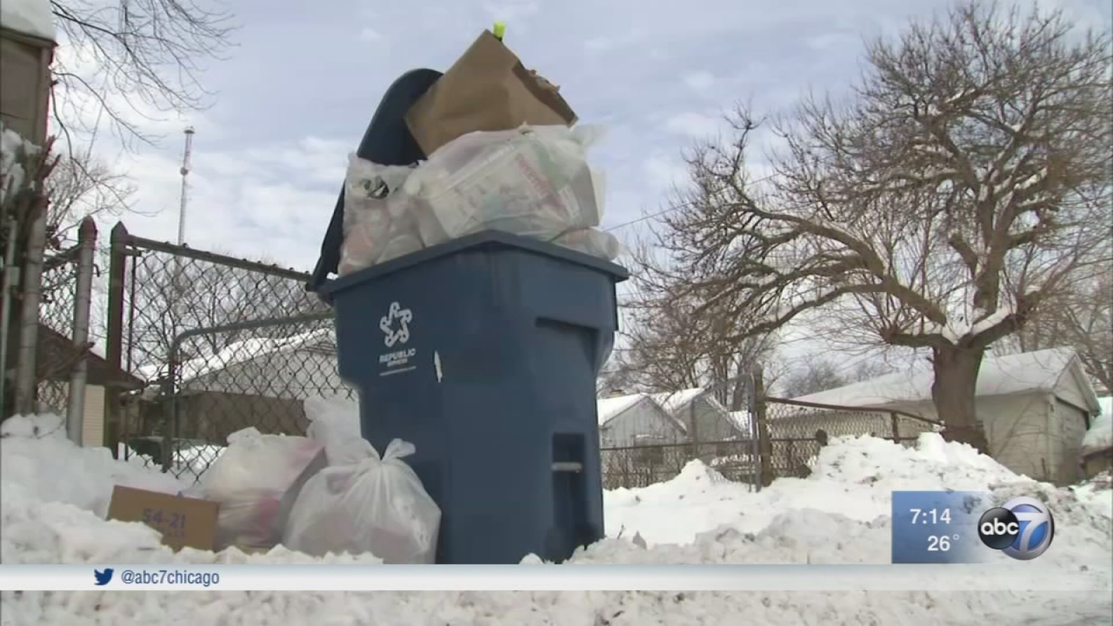Harvey trash pick-up delayed due to banking glitch - ABC7 Chicago