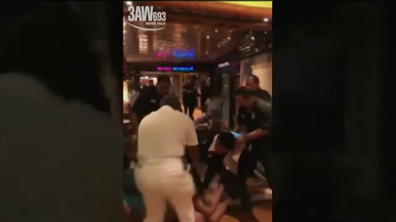 WATCH: Brawl breaks out on Carnival cruise after passenger steps on ...