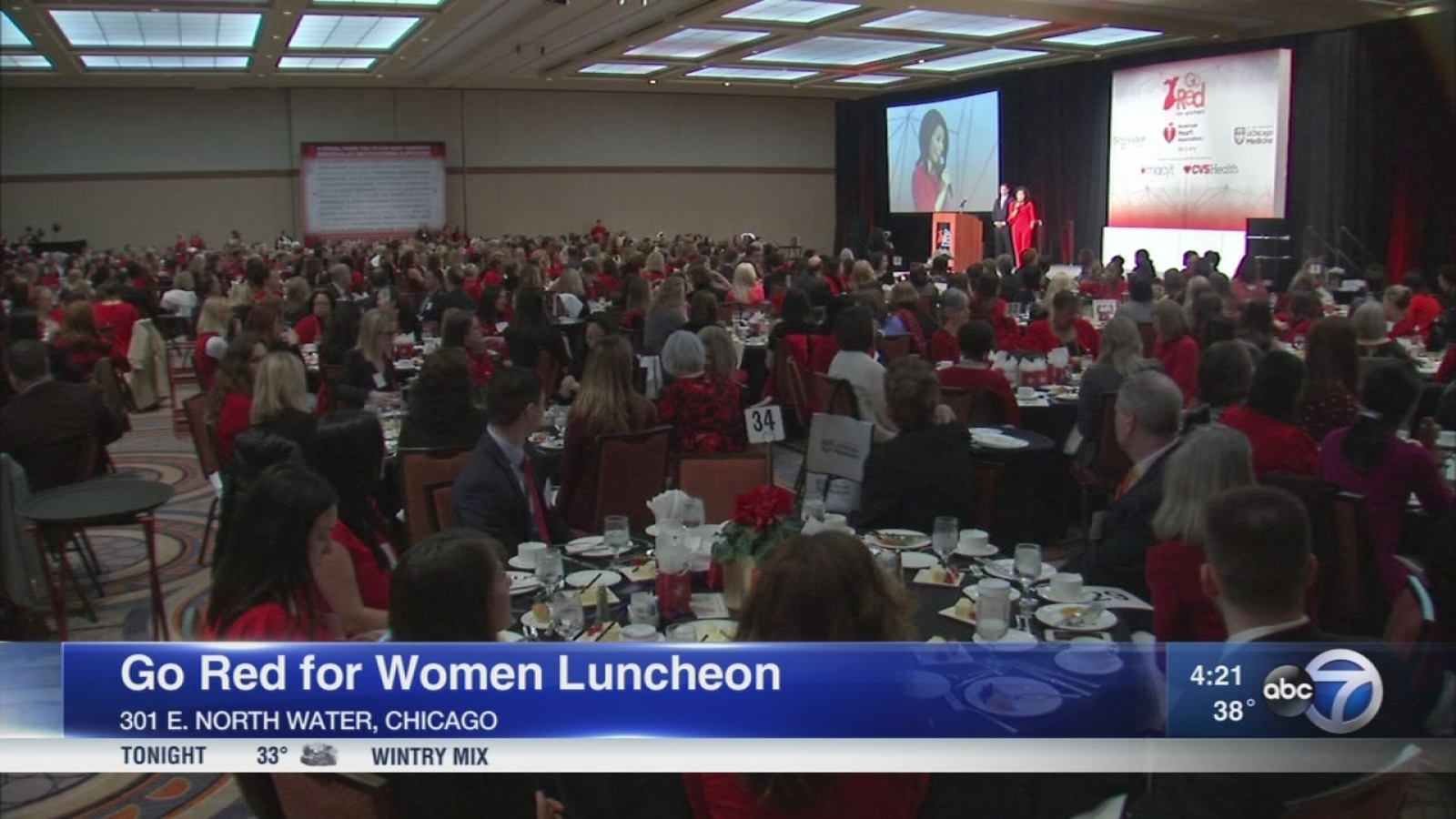 Go Red for Women Luncheon - ABC7 Chicago