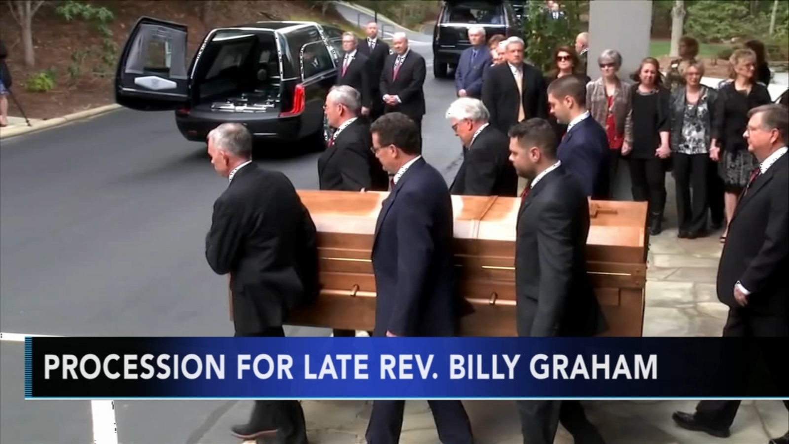 The body of Rev. Billy Graham arrives to hometown - 6abc Philadelphia
