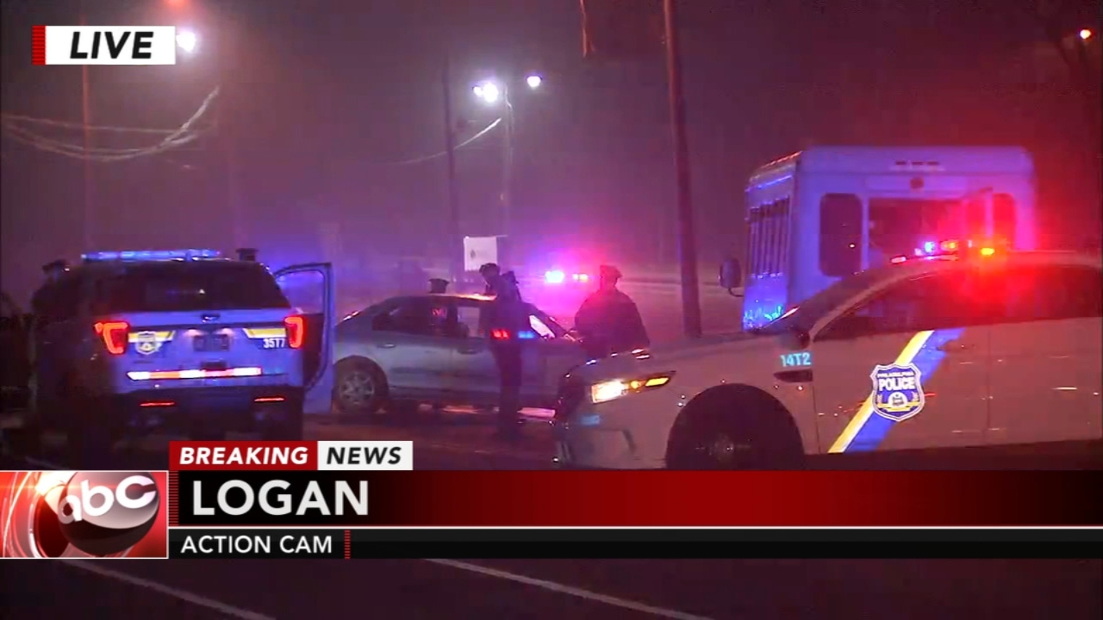 2 injured in collision between van, car in Logan section of ...