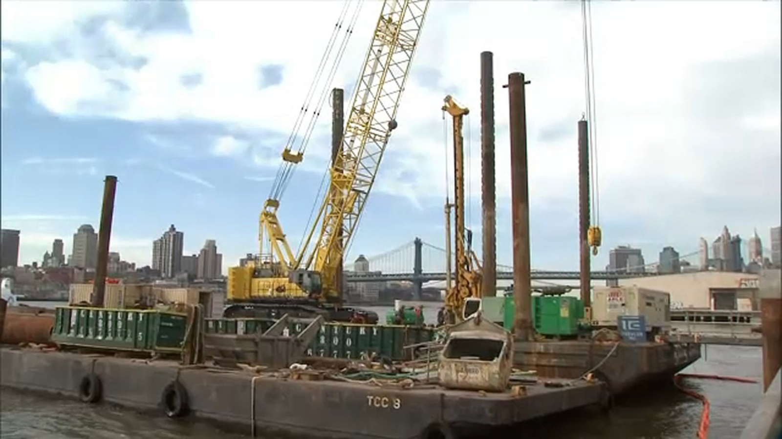 Construction underway on new Lower East Side ferry landing - ABC7 New York