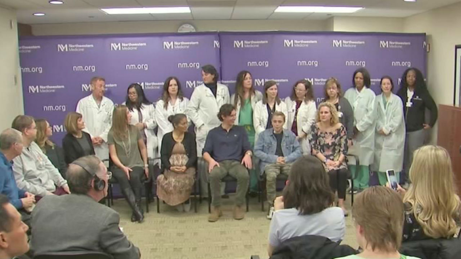 12 kidney swap patients meet for the first time - ABC7 New York