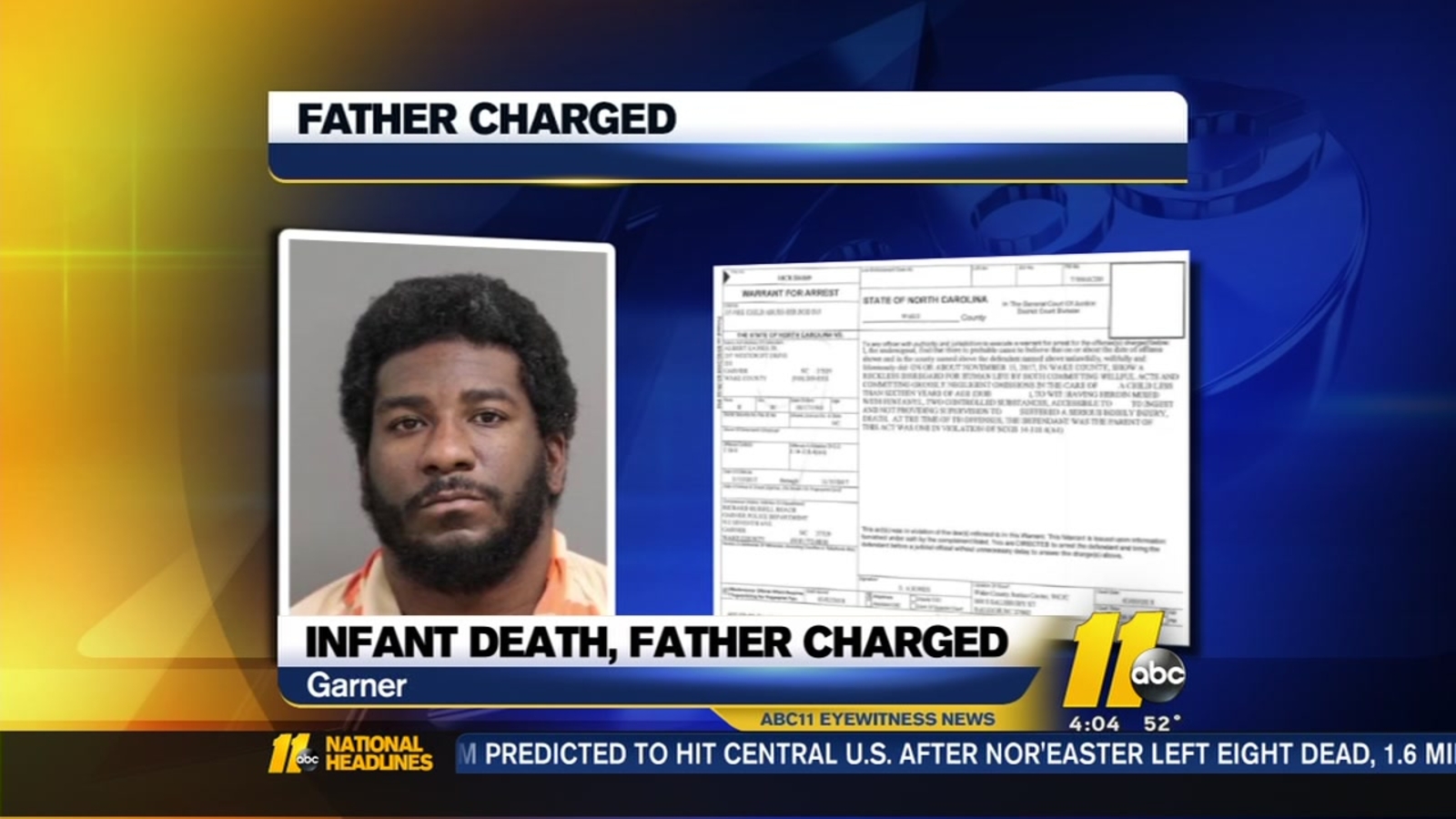 Garner Man Charged After Infant Daughter Overdoses On Heroin Abc11