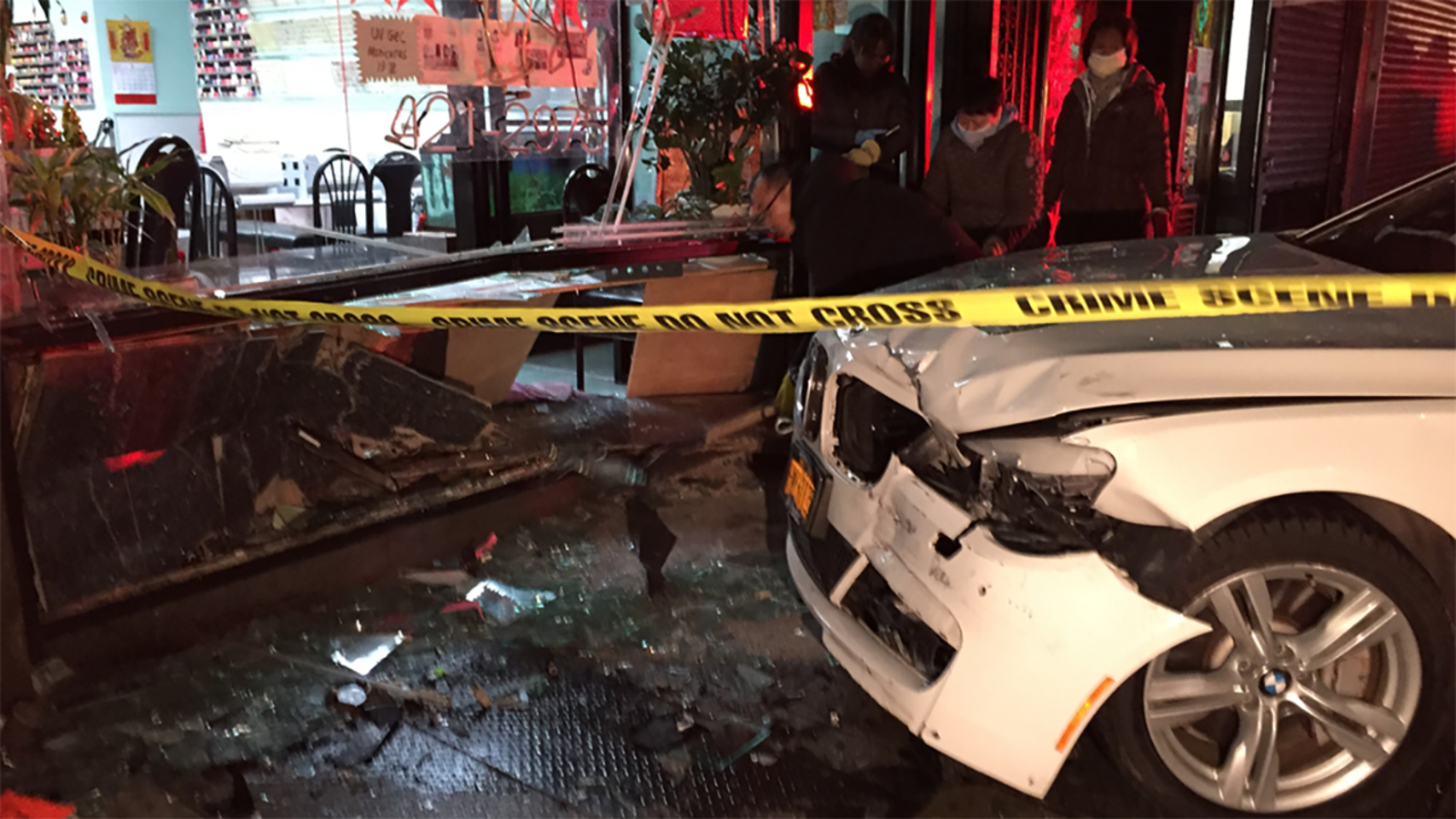 9 hurt when out-of-control vehicle jumps curb in Brooklyn - ABC7 New York