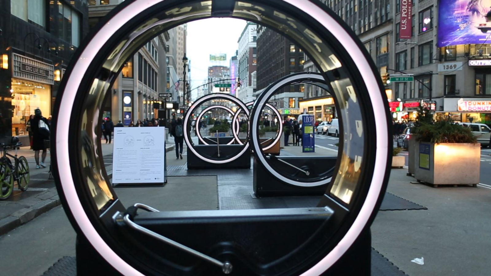 LOOP NYC art installation lets public light up Broadway - ABC7 New York
