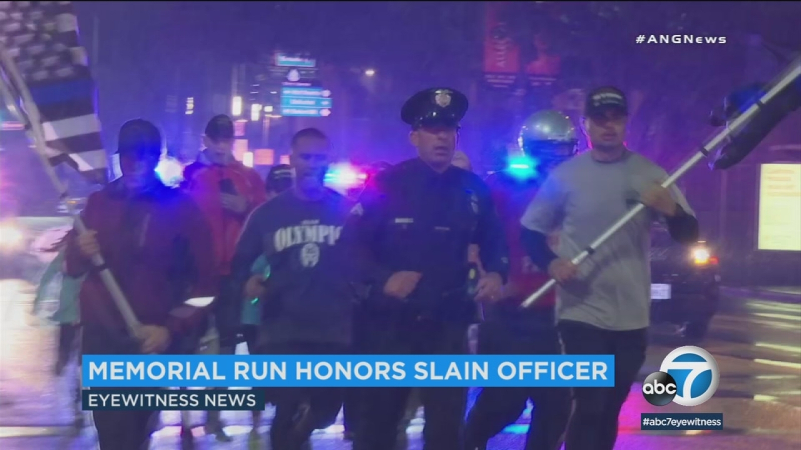 LAPD officer runs from Bakersfield to LA to honor cop kidnapped, killed ...