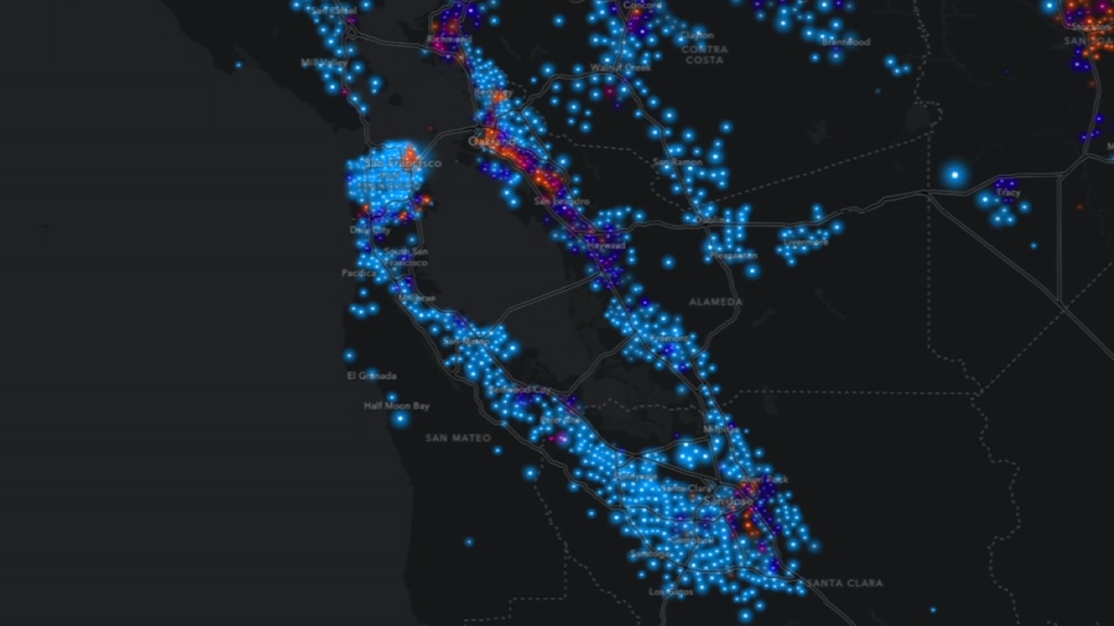 Interactive map reveals jarring wealth gap between Bay Area, rest of ...