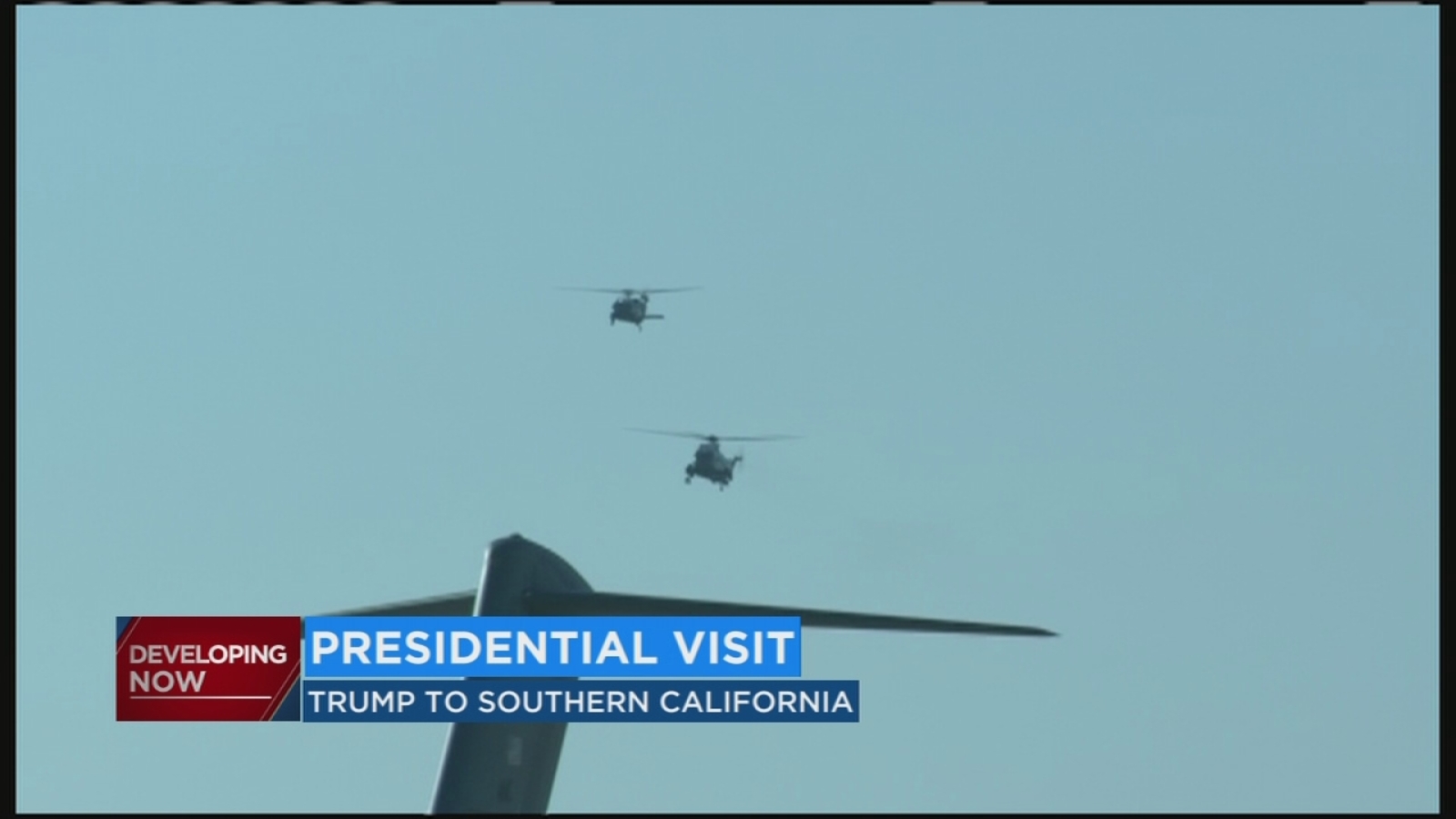 President Trump makes first trip to California as Commander-in-Chief ...