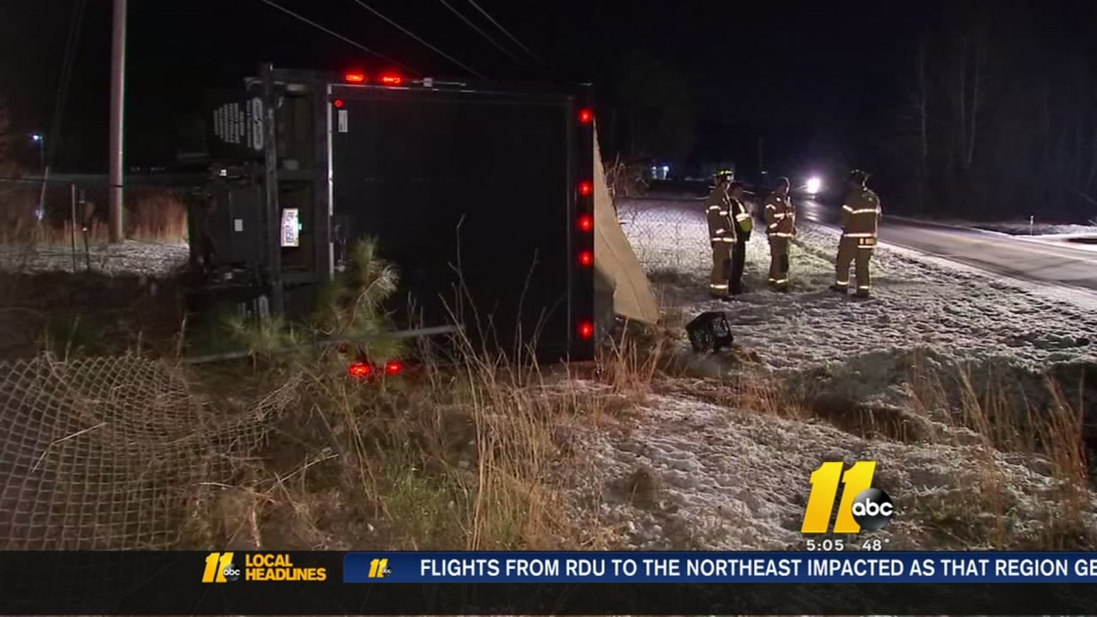 Troopers report more than 400 collisions since snow blew in - ABC11 ...
