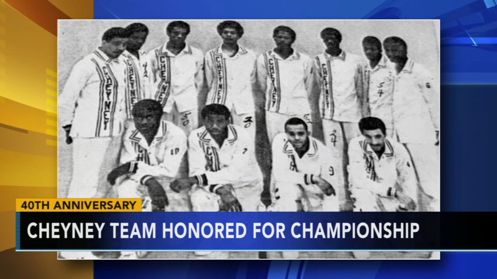 Cheyney University team honored on 40th Anniversary of championship ...