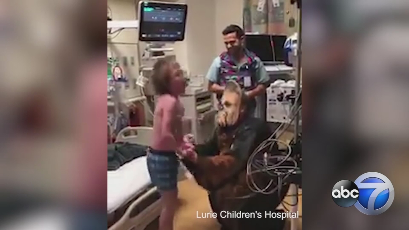 Doctor dressed as Chewbacca tells boy he's getting a new heart - ABC7 ...